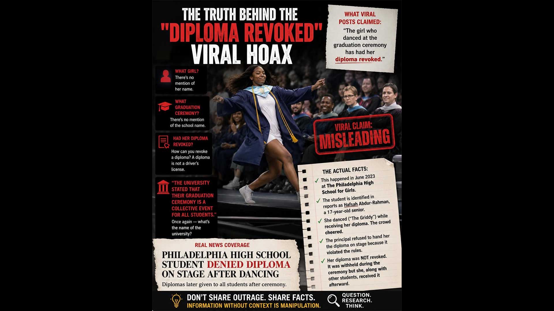 No, Her Diploma Was Not Revoked—What Happens When Facts Get Put in the ...